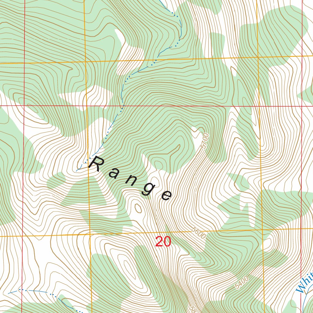 Mitten Lake, MT FSTopo Map by US Forest Service - Topo | Avenza Maps
