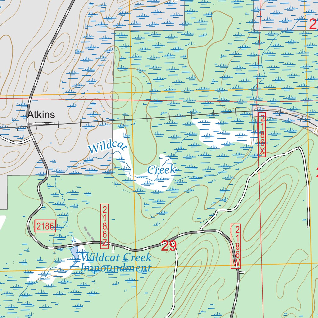Monico NE, WI FSTopo Map by US Forest Service - Topo | Avenza Maps