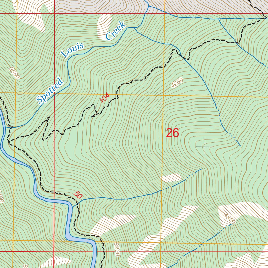 Montana Peak, ID FSTopo Map by US Forest Service - Topo | Avenza Maps