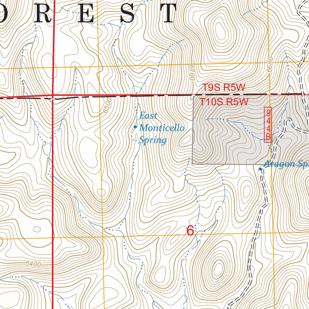 Monticello, NM FSTopo Map by US Forest Service - Topo | Avenza Maps