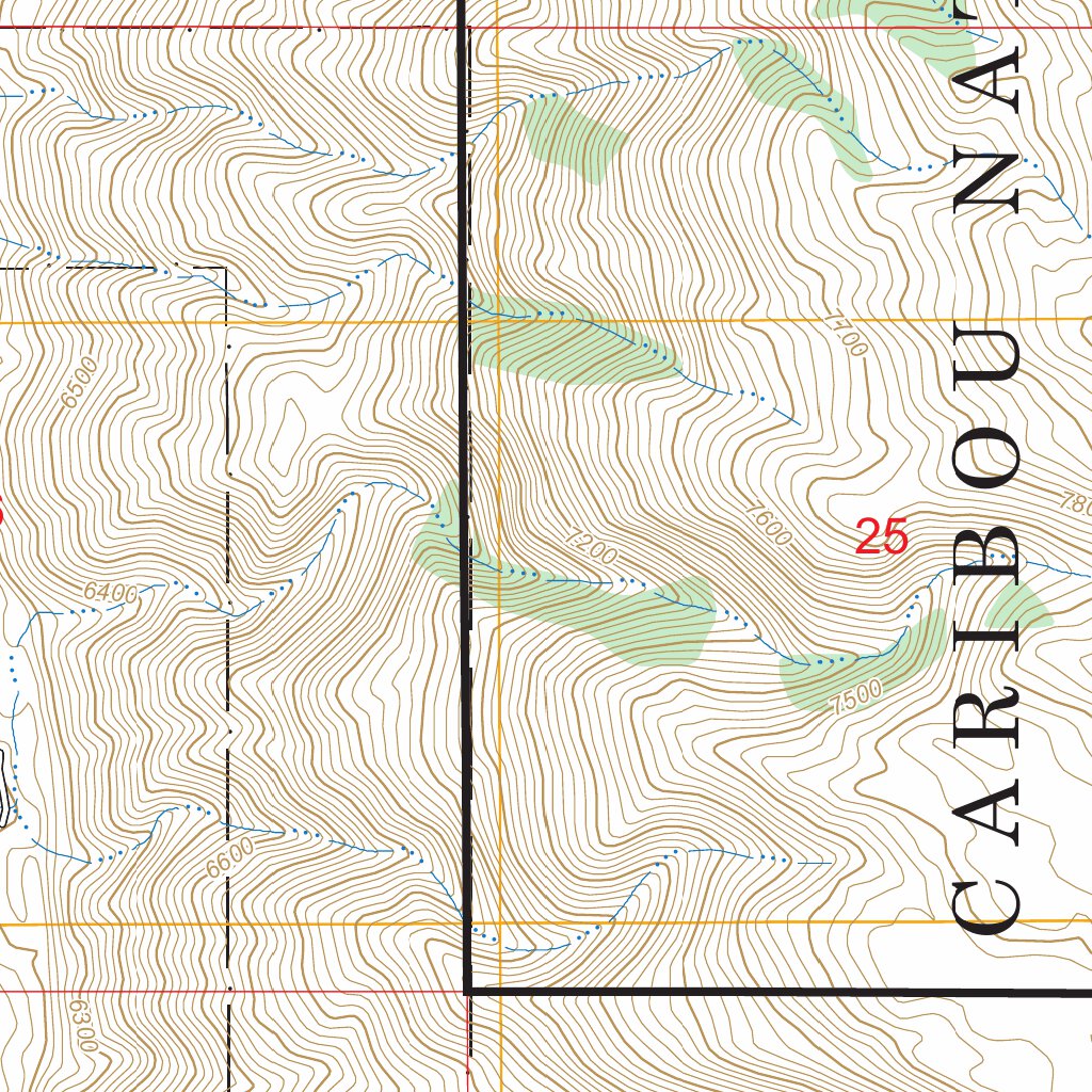 Montpelier, ID FSTopo Map by US Forest Service - Topo | Avenza Maps