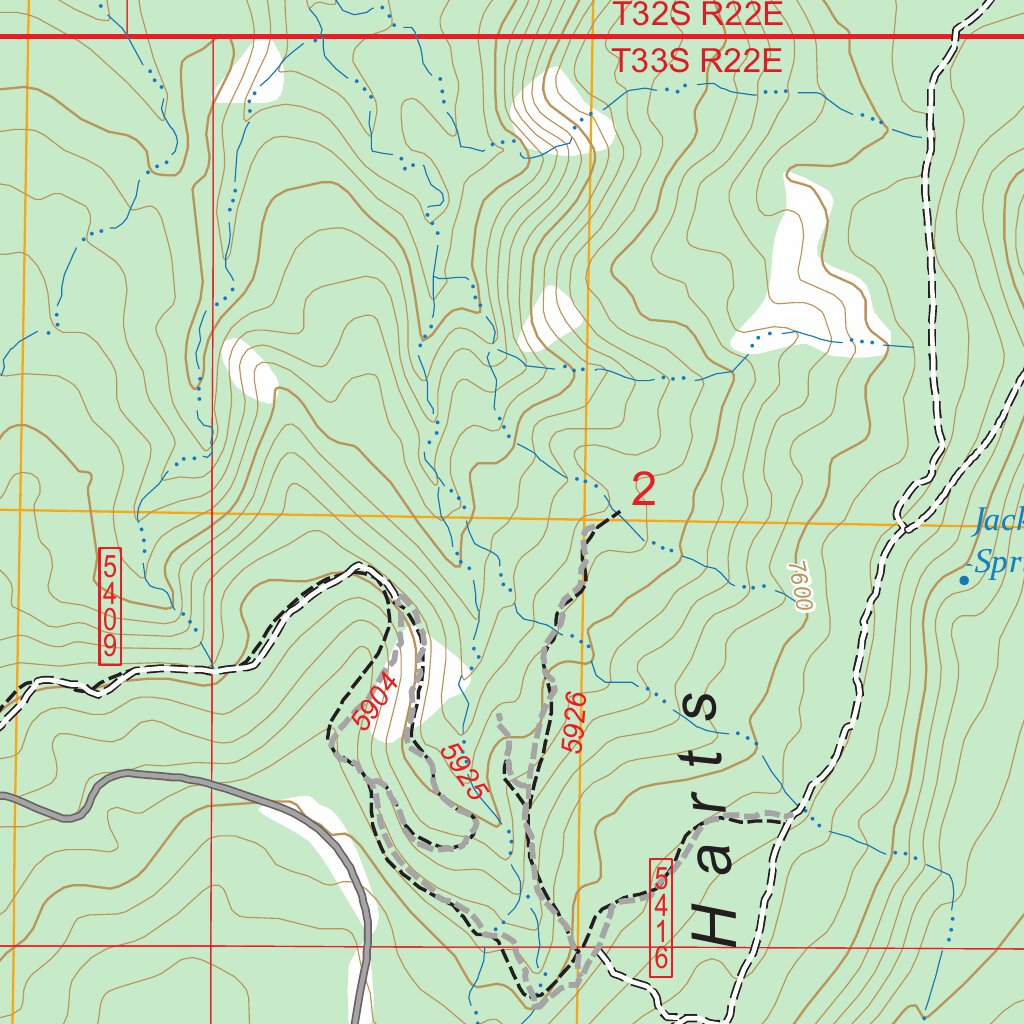 Monticello Lake, UT FSTopo Map by US Forest Service - Topo | Avenza Maps