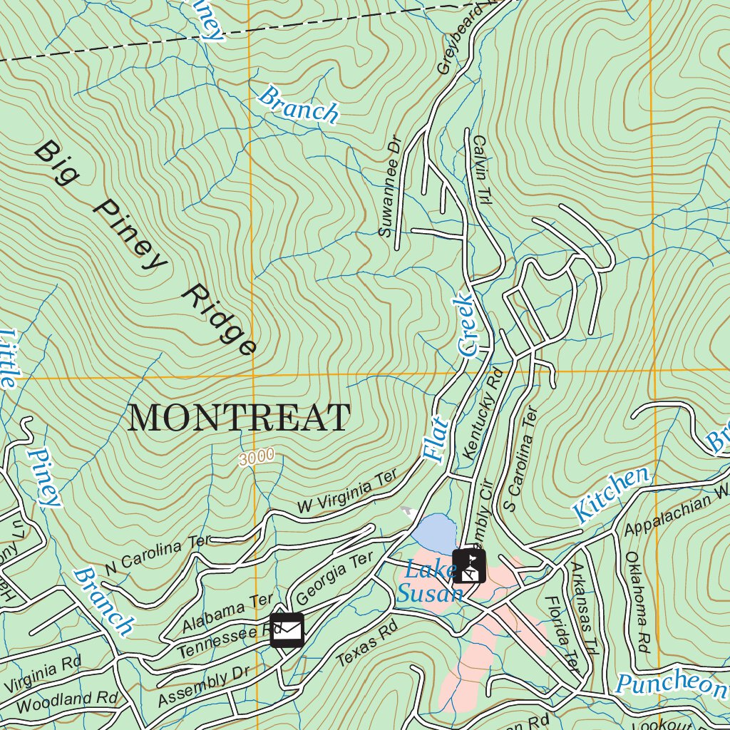 Montreat, NC FSTopo Map by US Forest Service - Topo | Avenza Maps