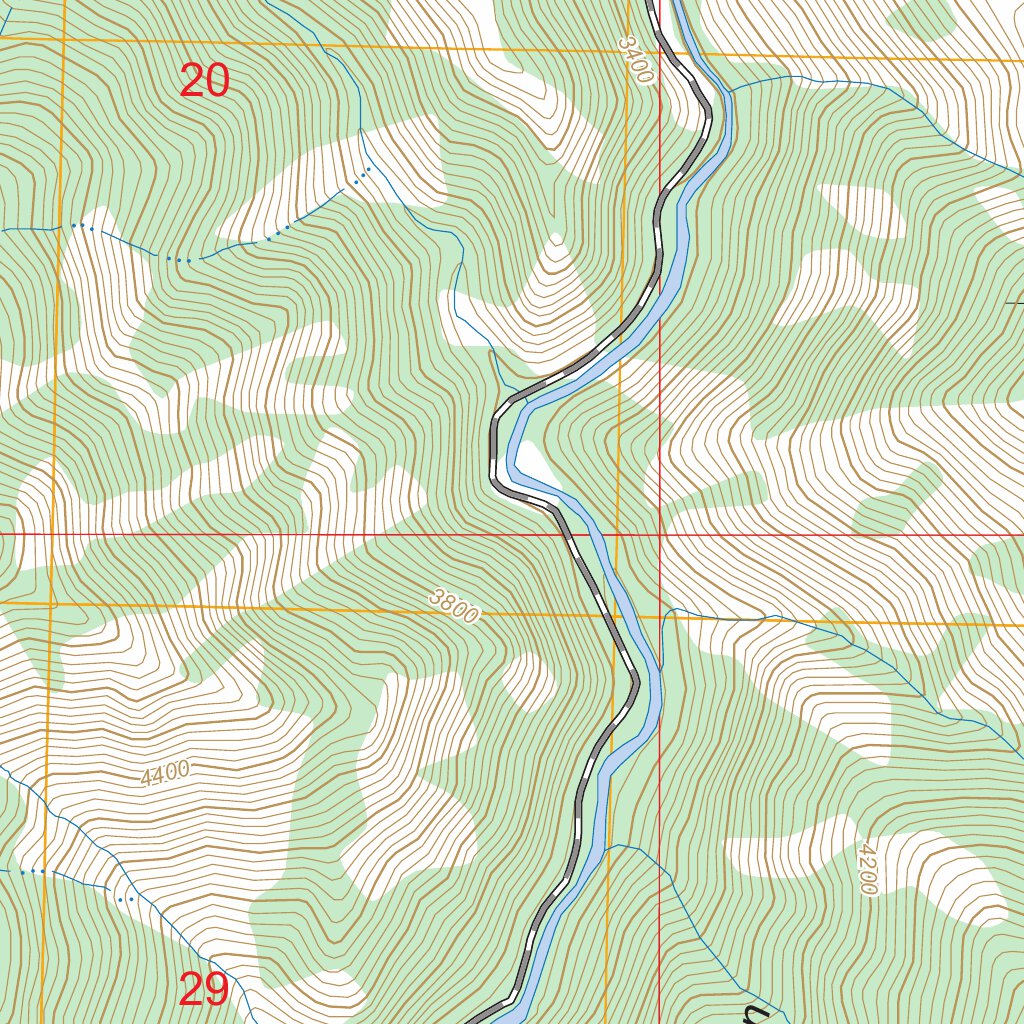 Moose Mountain, ID FSTopo Map by US Forest Service - Topo | Avenza Maps