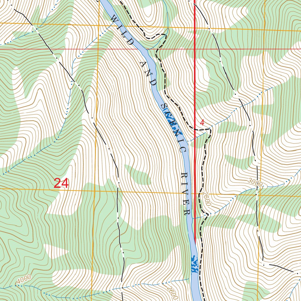 Moose Ridge, ID FSTopo Map by US Forest Service - Topo | Avenza Maps