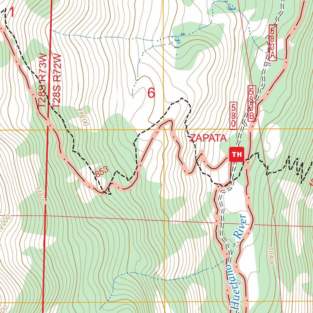 Mosca Pass, CO FSTopo Map by US Forest Service - Topo | Avenza Maps