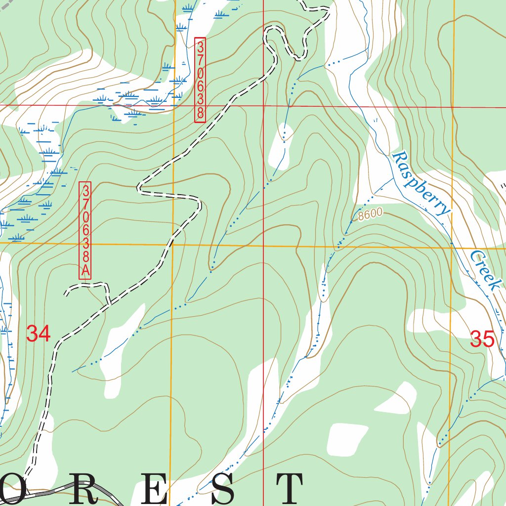 Mosquito Lake, WY FSTopo Map by US Forest Service - Topo | Avenza Maps
