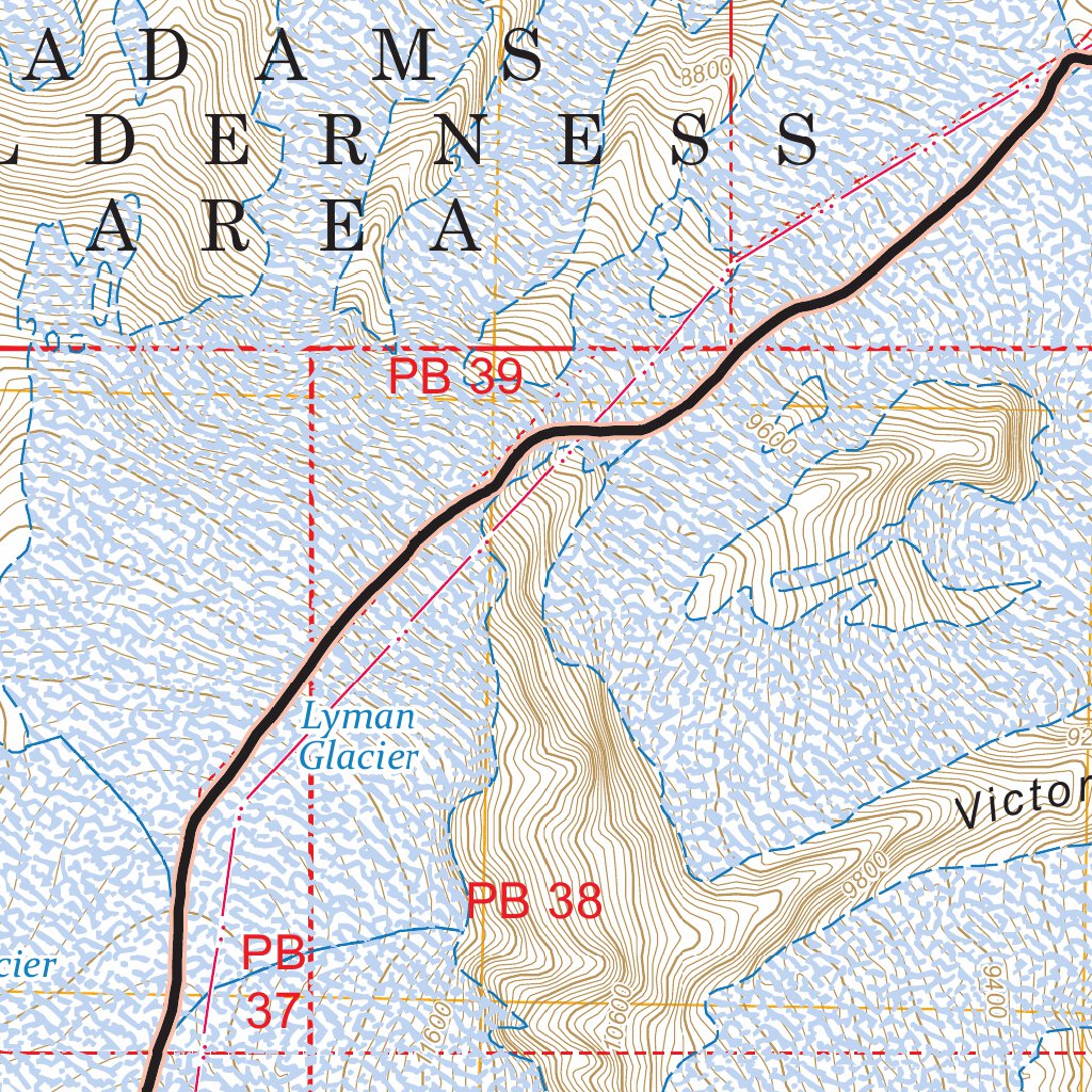 Mount Adams East, WA FSTopo Map by US Forest Service - Topo | Avenza Maps
