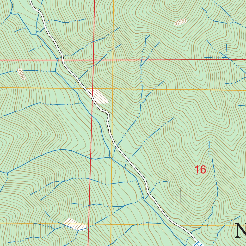 Mother Lode Mountain, OR FSTopo Map by US Forest Service - Topo ...