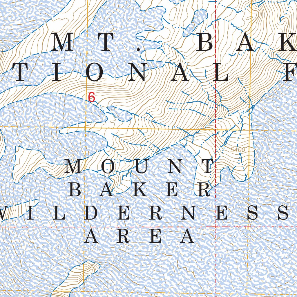 Mount Baker, WA FSTopo Map by US Forest Service - Topo | Avenza Maps