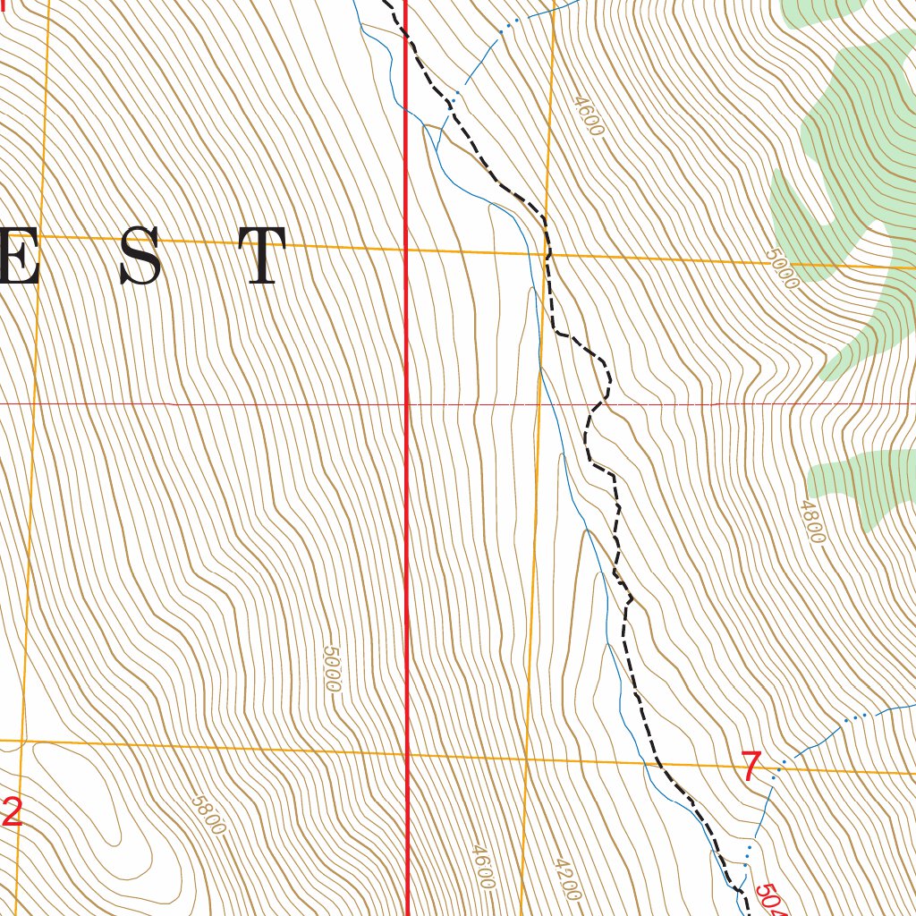 Mount Barney, WA FSTopo Map by US Forest Service - Topo | Avenza Maps