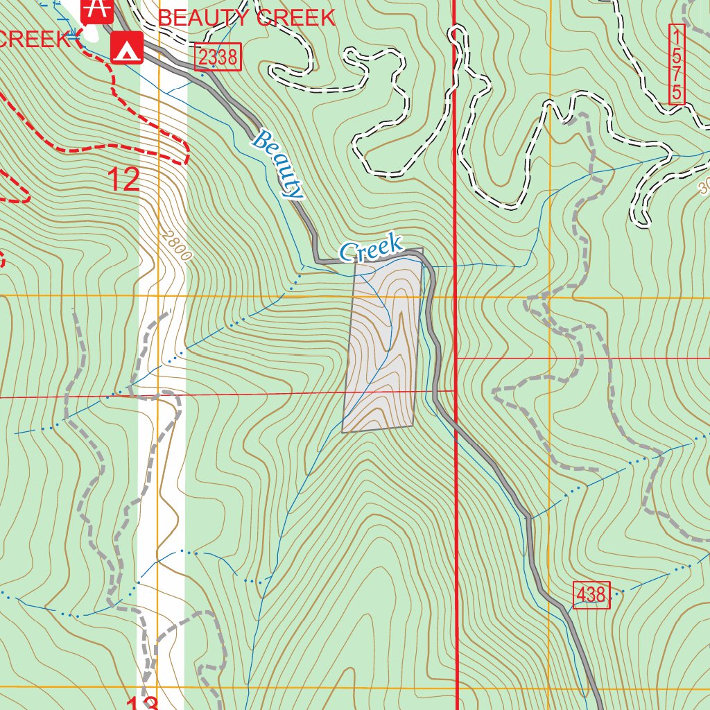 Mount Coeur D'Alene, ID FSTopo Map by US Forest Service - Topo | Avenza ...