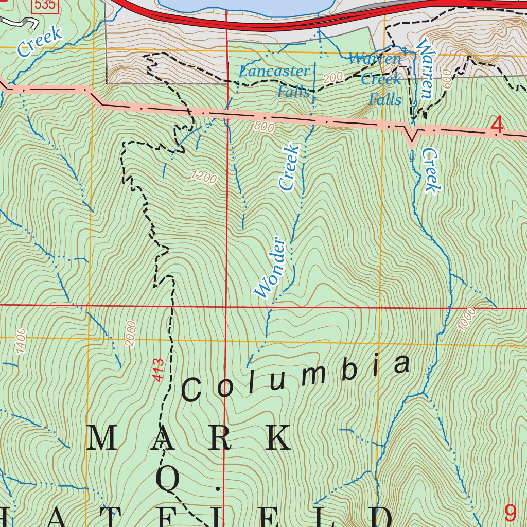 Mount Defiance, OR-WA FSTopo Map by US Forest Service - Topo | Avenza Maps