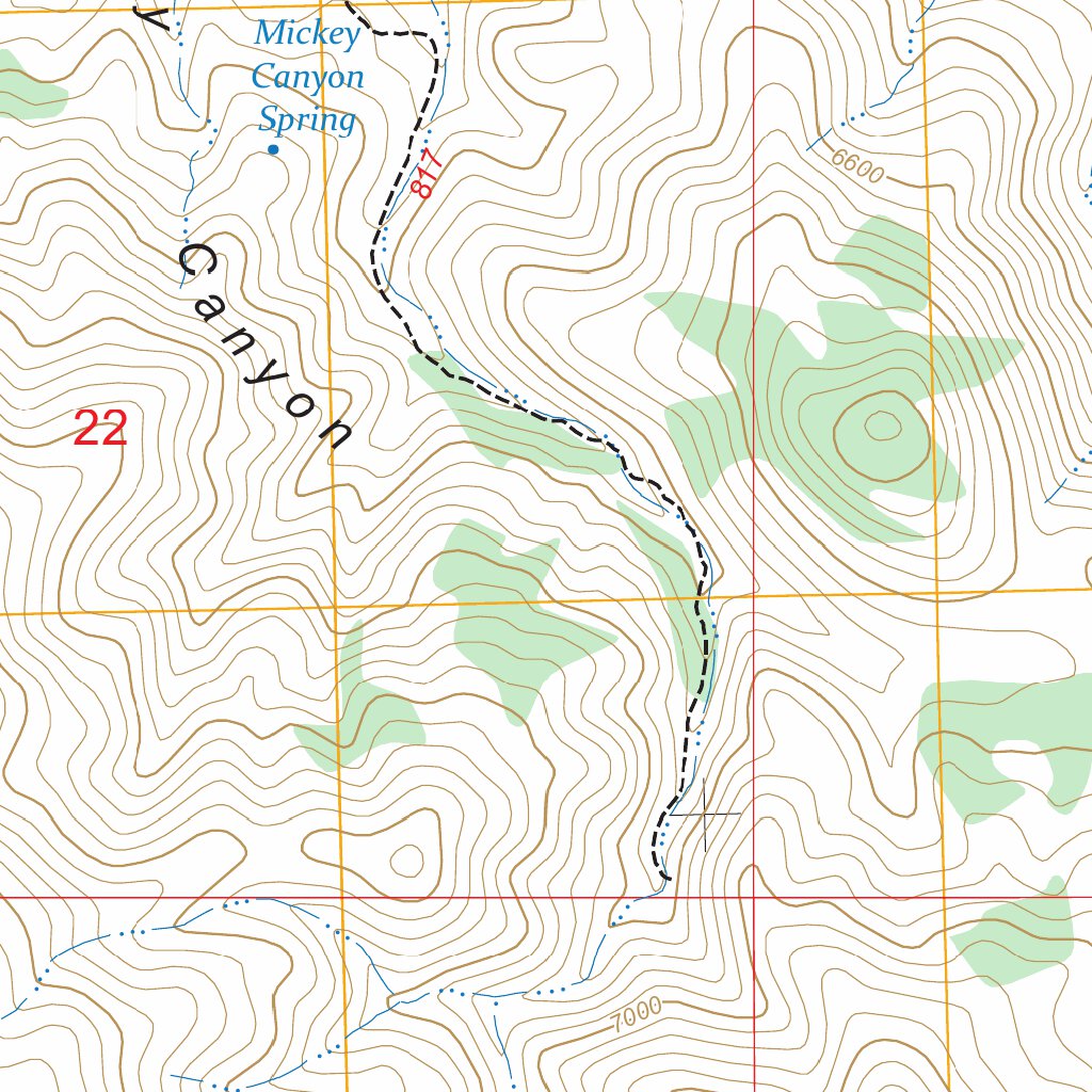 Mount Etna, NV FSTopo Map by US Forest Service - Topo | Avenza Maps
