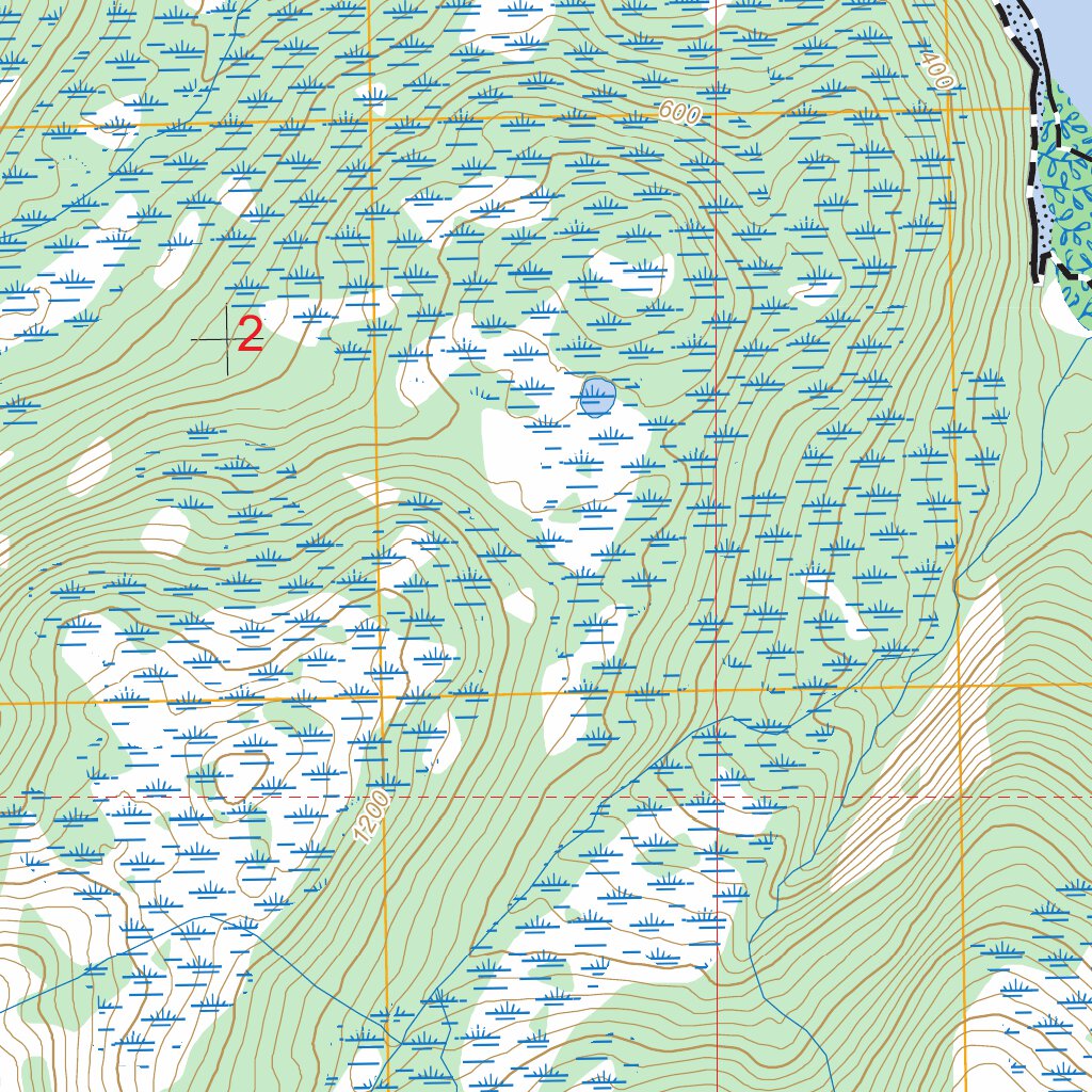 Mount Fairweather A-1 SW, AK FSTopo Map by US Forest Service - Topo ...