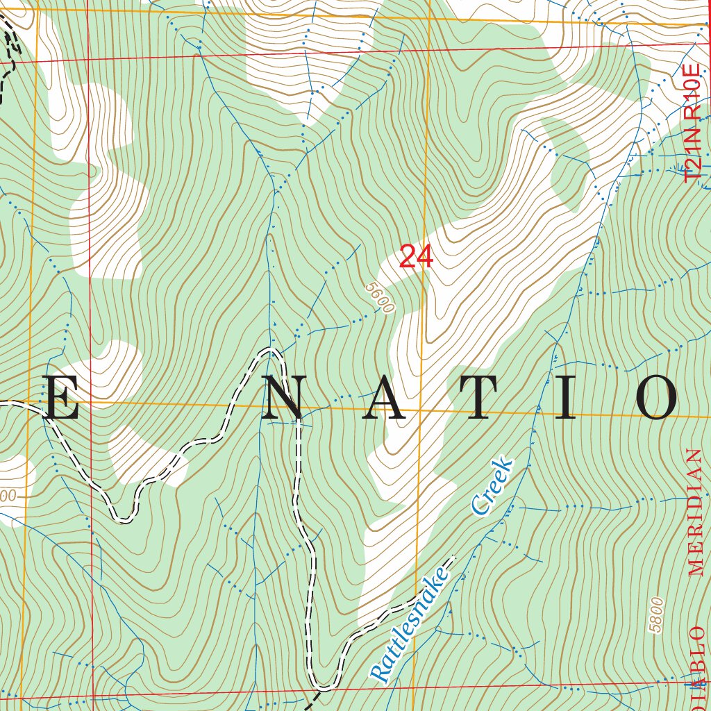 Mount Fillmore, CA FSTopo Map by US Forest Service - Topo | Avenza Maps