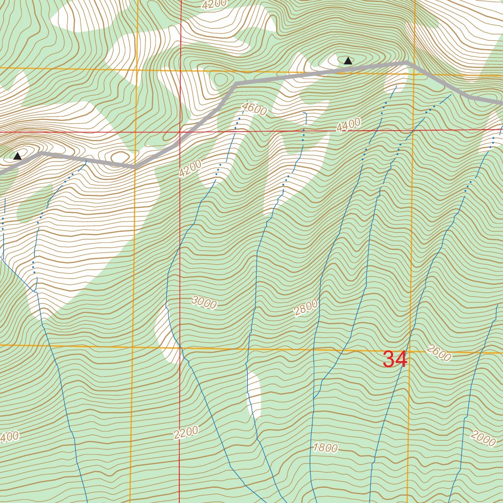 Mount Higgins, WA FSTopo Map by US Forest Service - Topo | Avenza Maps