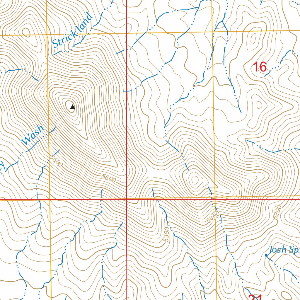 Mount Josh, AZ FSTopo Map by US Forest Service - Topo | Avenza Maps
