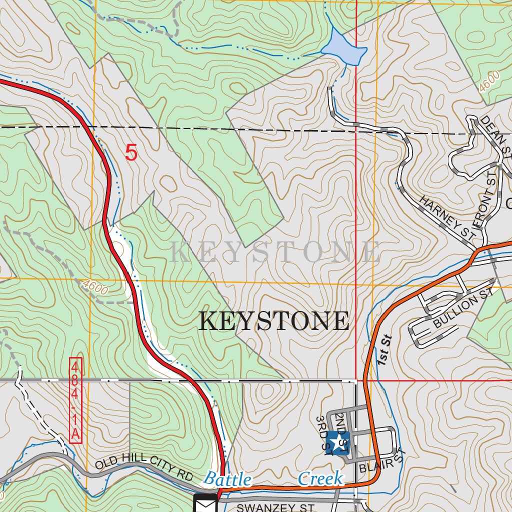 Mount Rushmore, SD FSTopo Map by US Forest Service - Topo | Avenza Maps