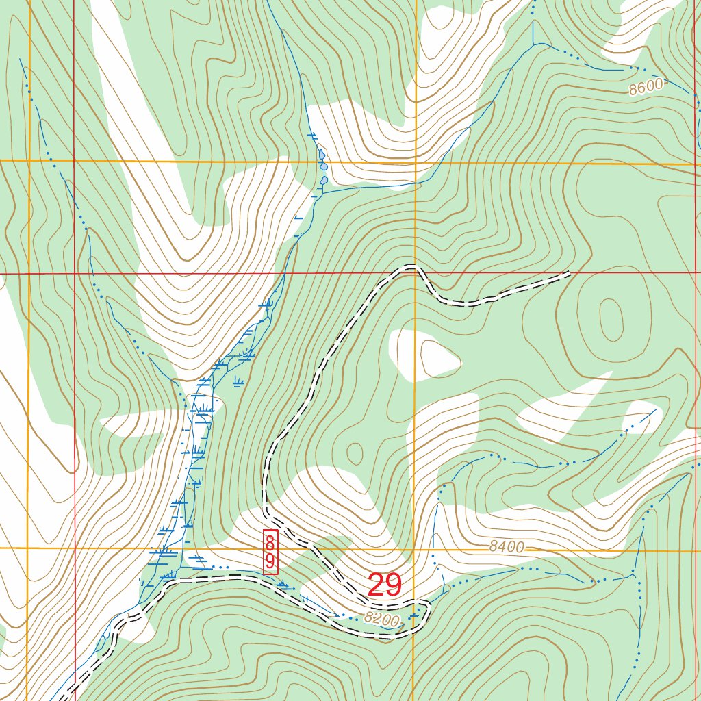 Mount Thompson, WY FSTopo Map by US Forest Service - Topo | Avenza Maps