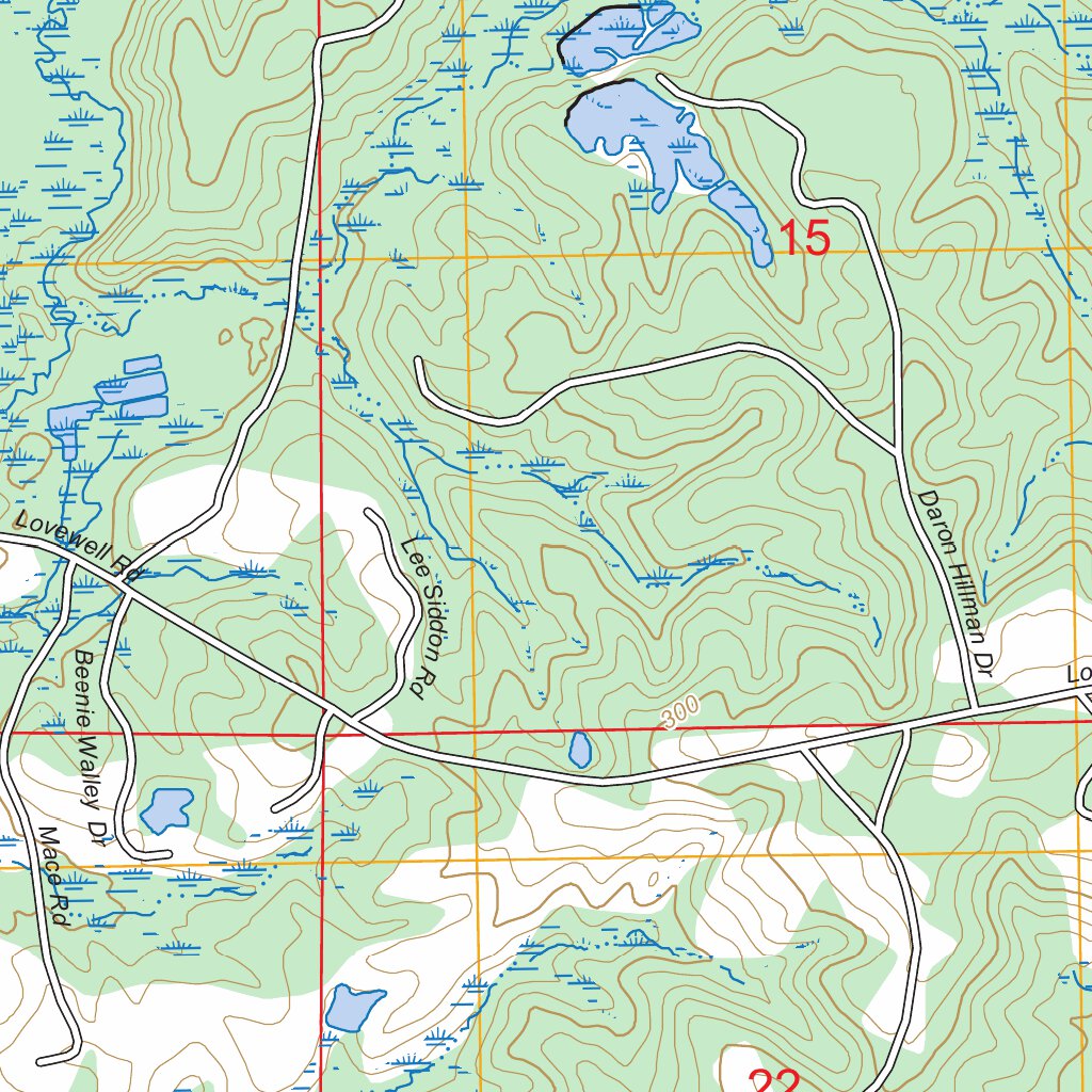 Mulberry, MS FSTopo Map by US Forest Service - Topo | Avenza Maps