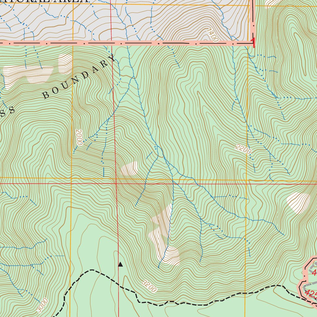 Multnomah Falls, OR-WA FSTopo Map by US Forest Service - Topo | Avenza Maps