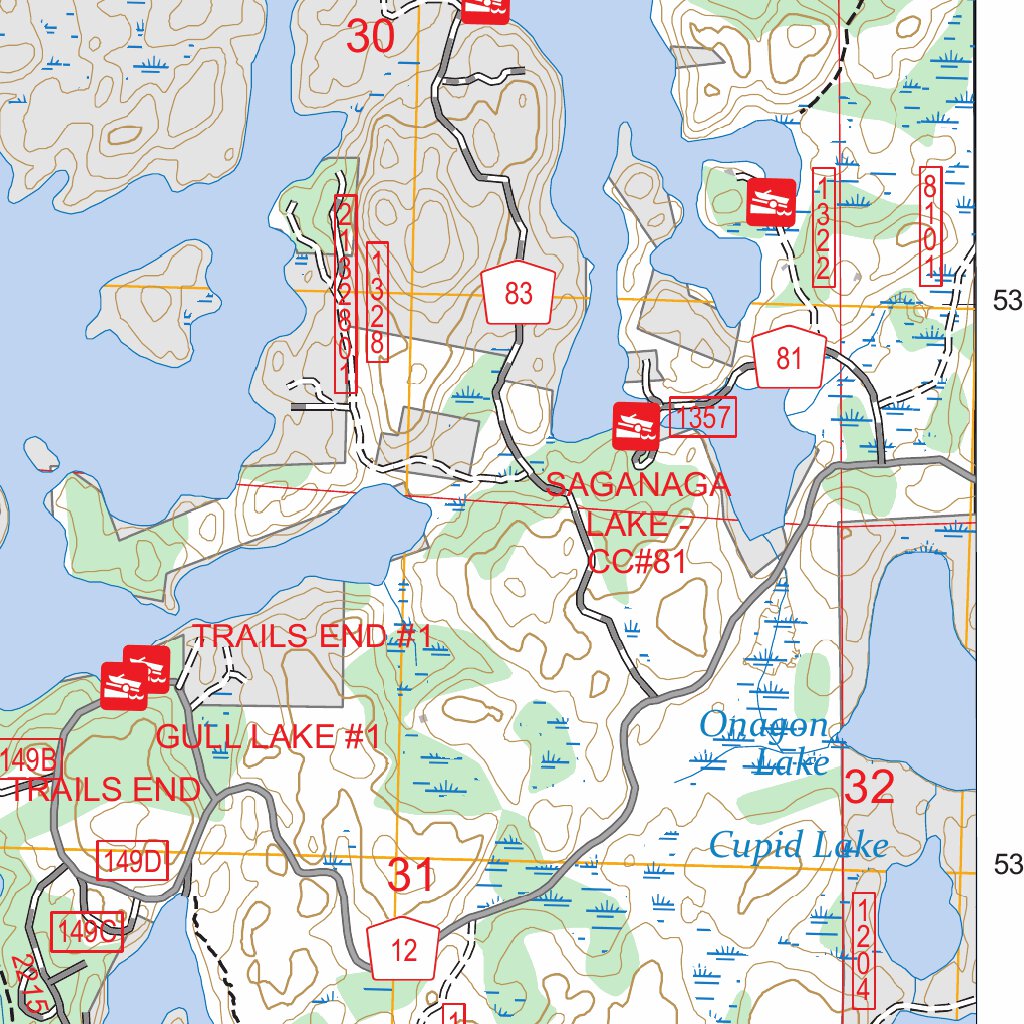 Munker Island, MN-ON FSTopo Map by US Forest Service - Topo | Avenza Maps