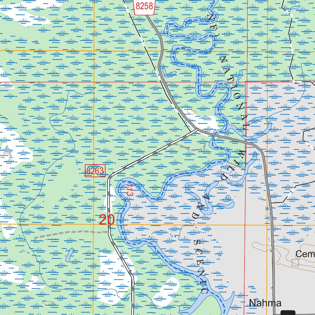 Nahma, MI FSTopo Map by US Forest Service - Topo | Avenza Maps