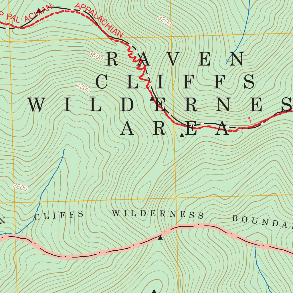 Neels Gap, GA FSTopo Map by US Forest Service - Topo | Avenza Maps