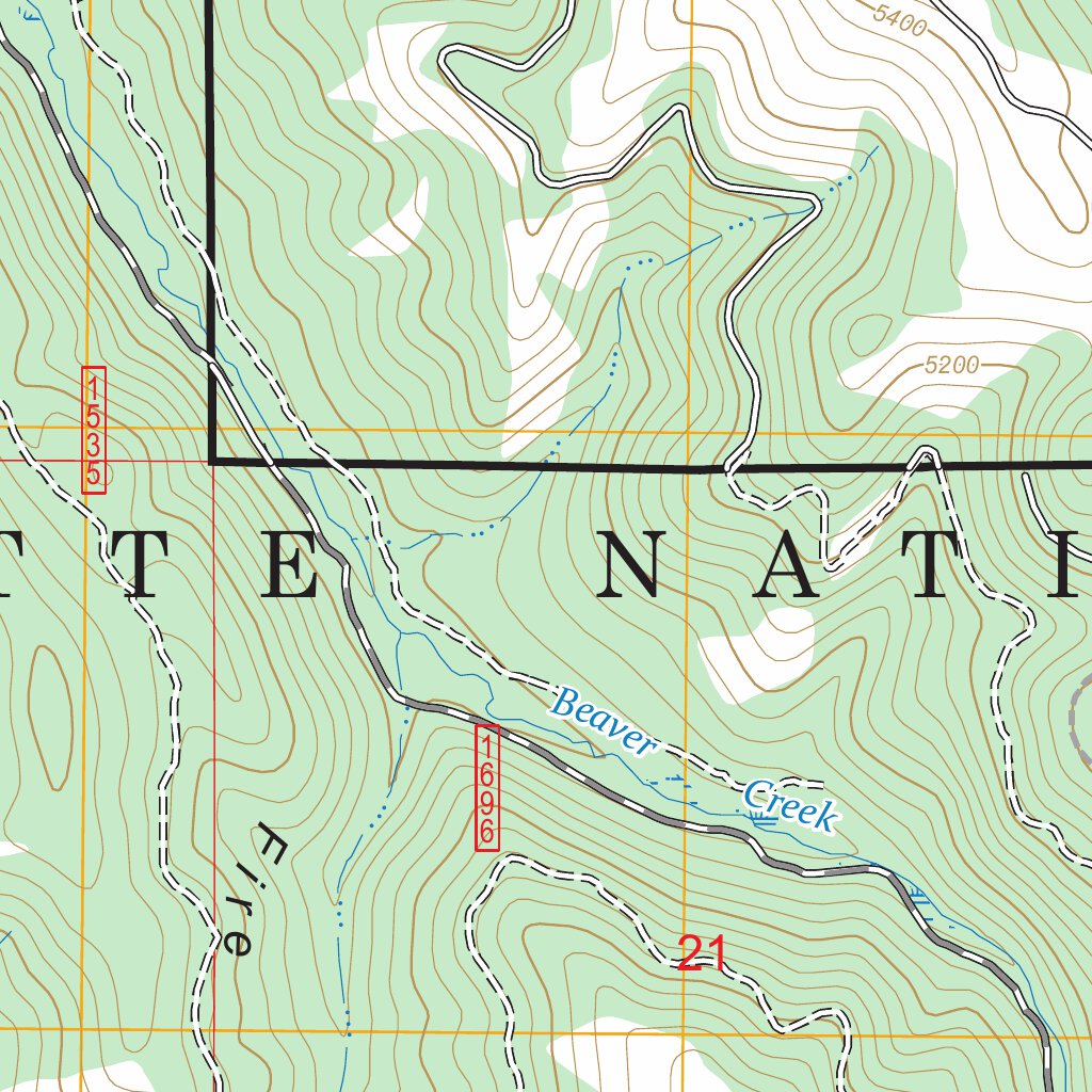 New Meadows, ID FSTopo Map by US Forest Service - Topo | Avenza Maps