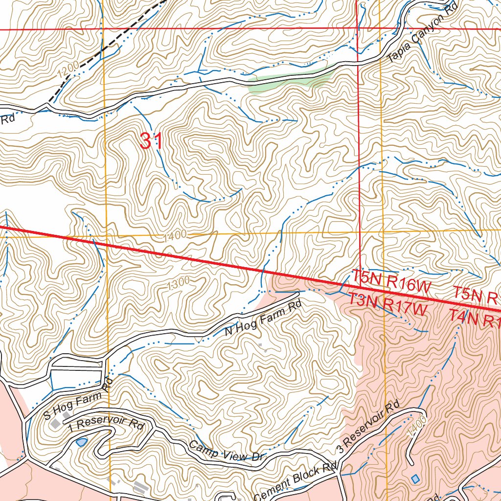 Newhall, CA FSTopo Map by US Forest Service - Topo | Avenza Maps
