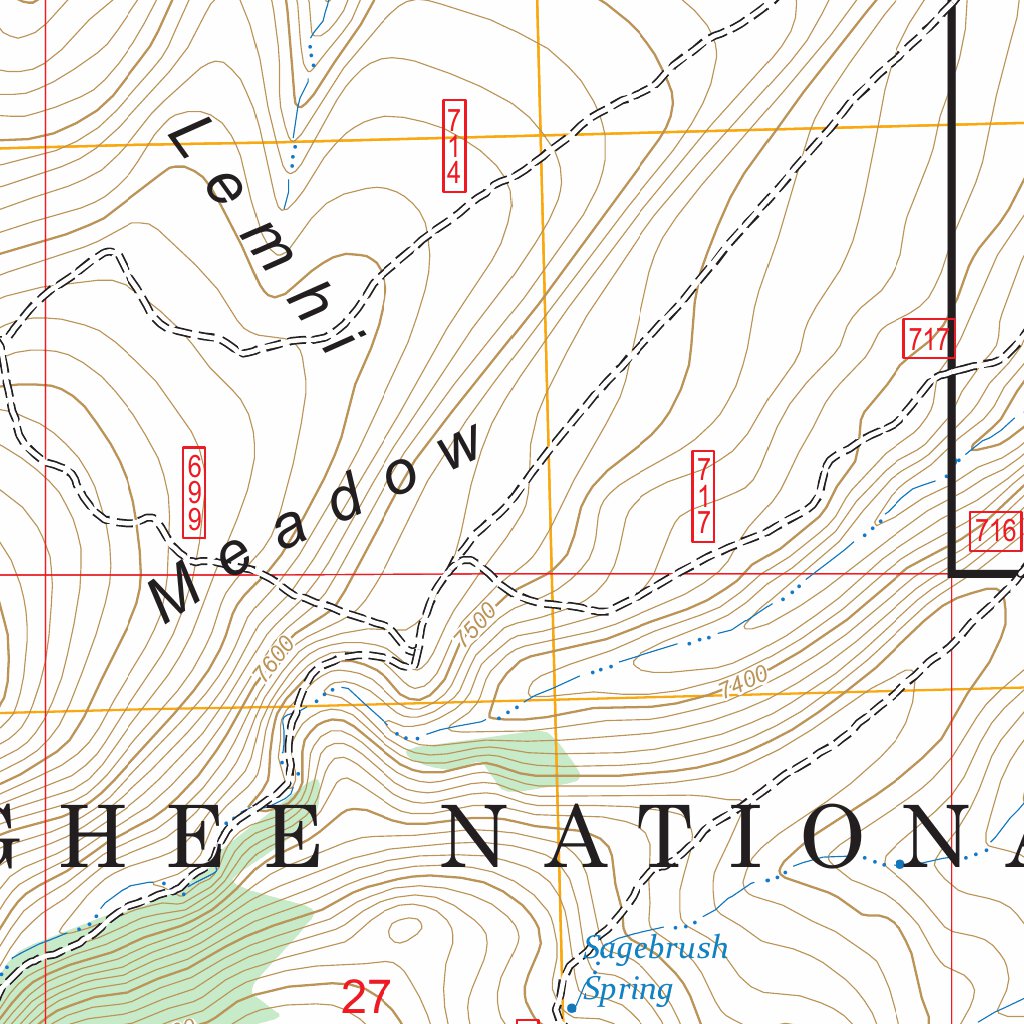 Nicholia, ID FSTopo Map by US Forest Service - Topo | Avenza Maps