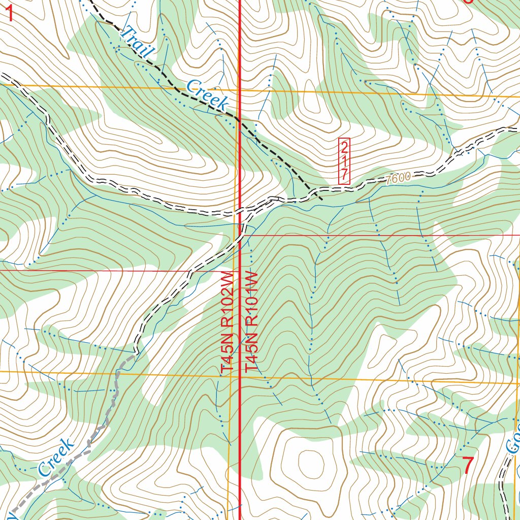 Noon Point, WY FSTopo Map by US Forest Service - Topo | Avenza Maps