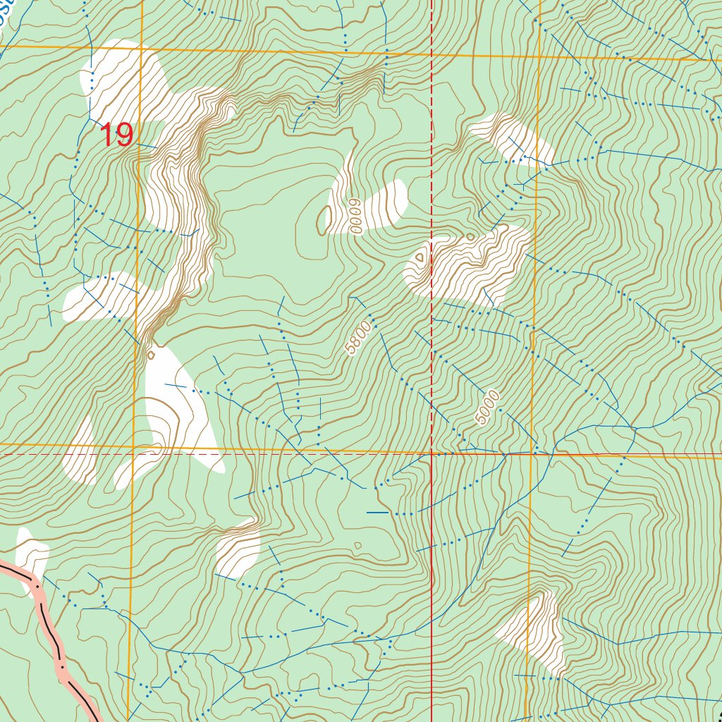 Noble Knob, WA FSTopo Map by US Forest Service - Topo | Avenza Maps