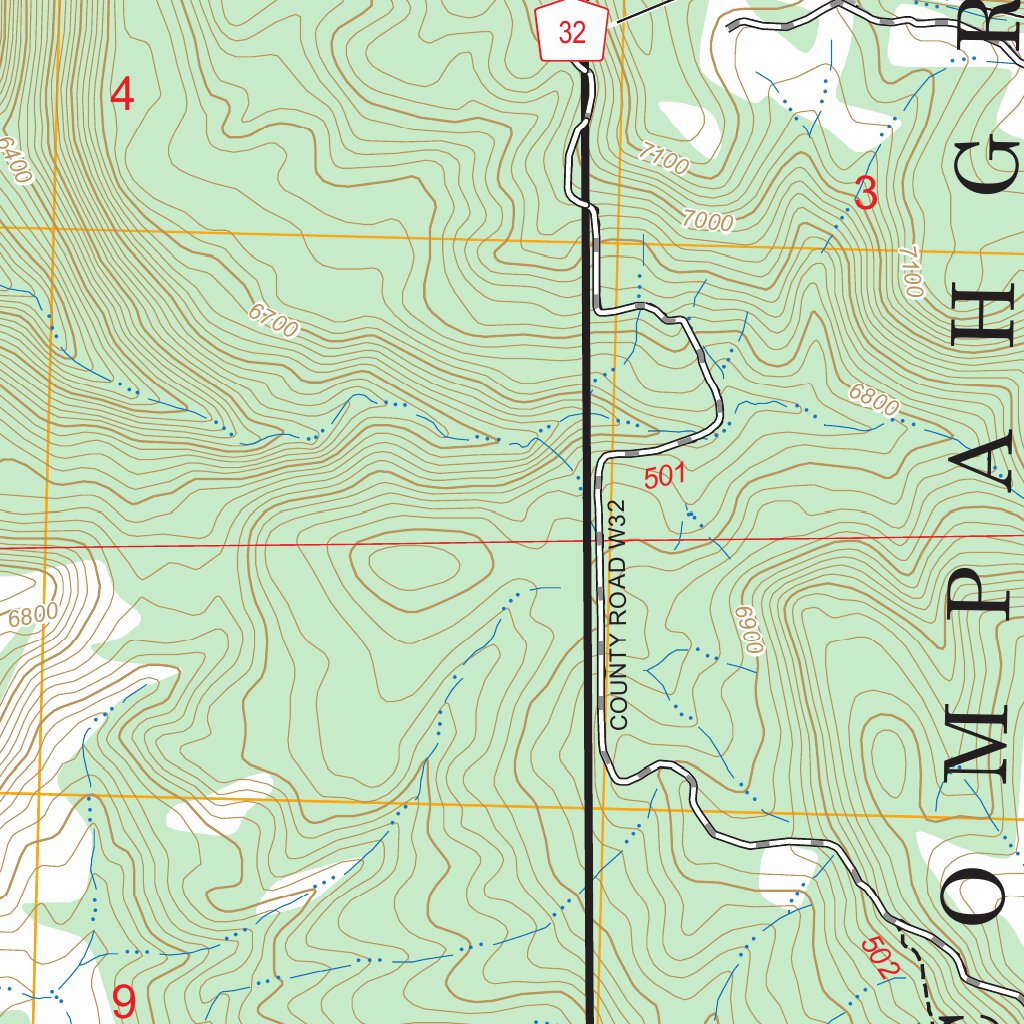 Nucla, CO FSTopo Map by US Forest Service - Topo | Avenza Maps