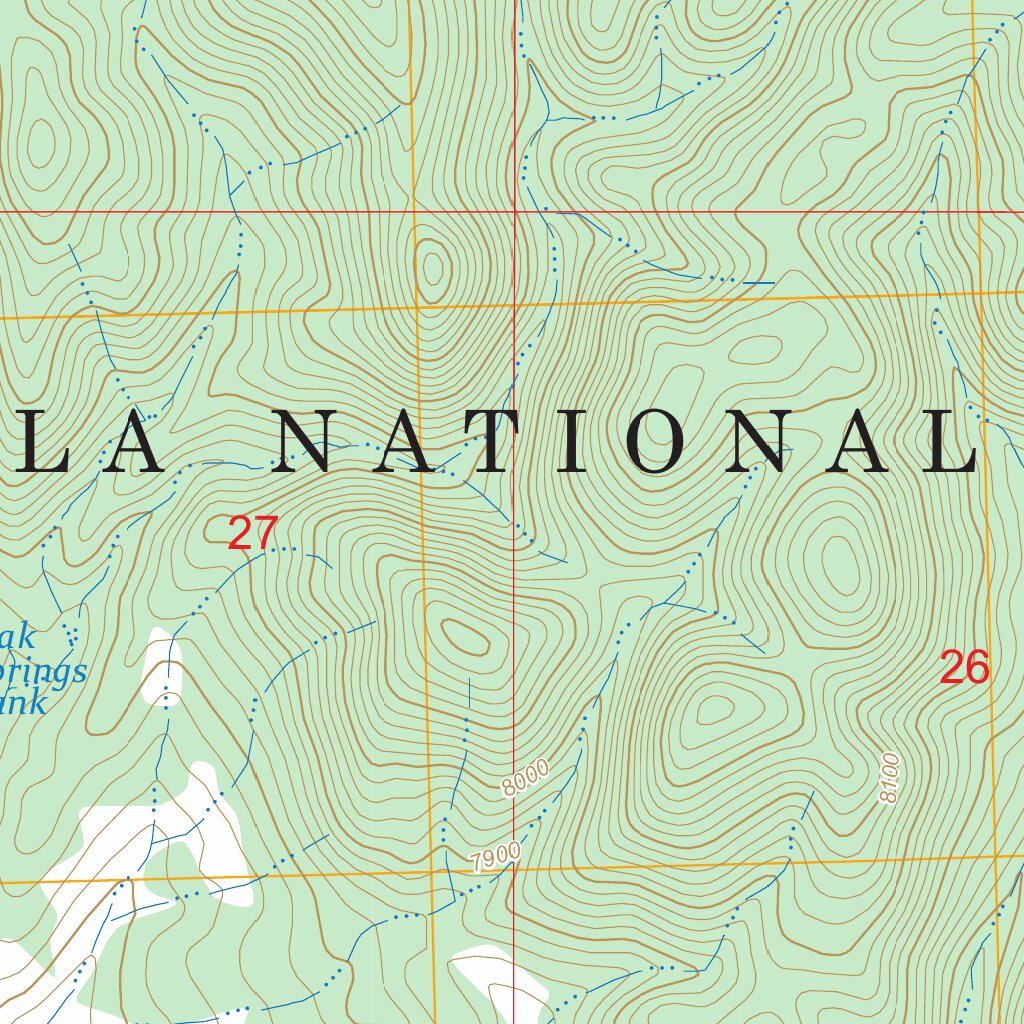 Oak Peak, NM FSTopo Map by US Forest Service - Topo | Avenza Maps