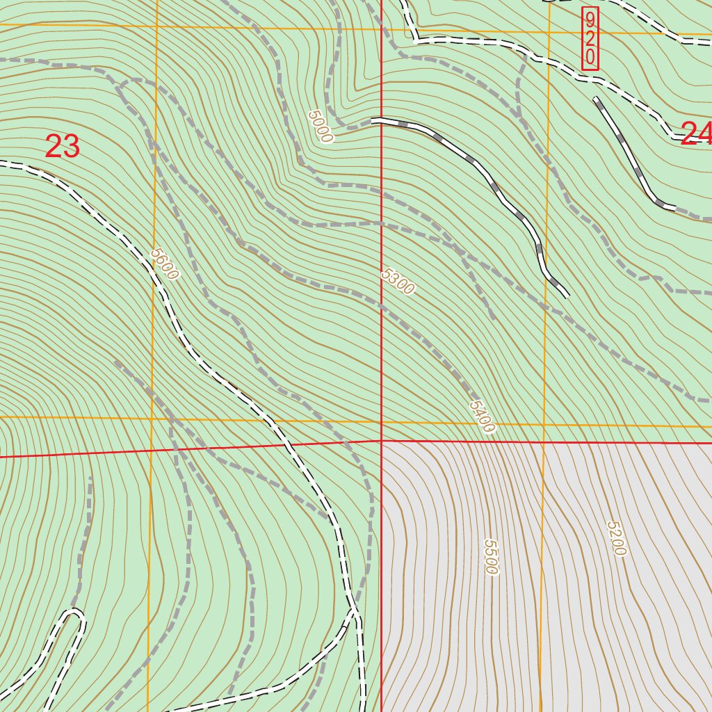 Odell Butte, OR FSTopo Map by US Forest Service - Topo | Avenza Maps