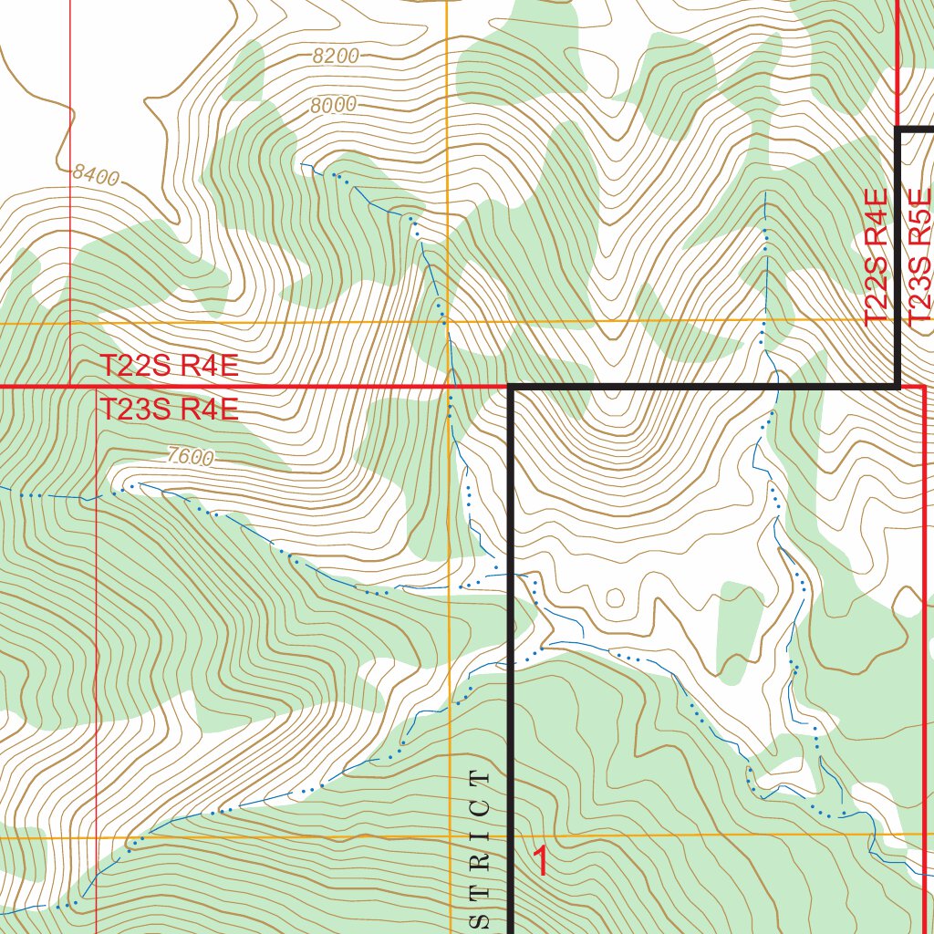 Old Woman Plateau, UT FSTopo Map by US Forest Service - Topo | Avenza Maps