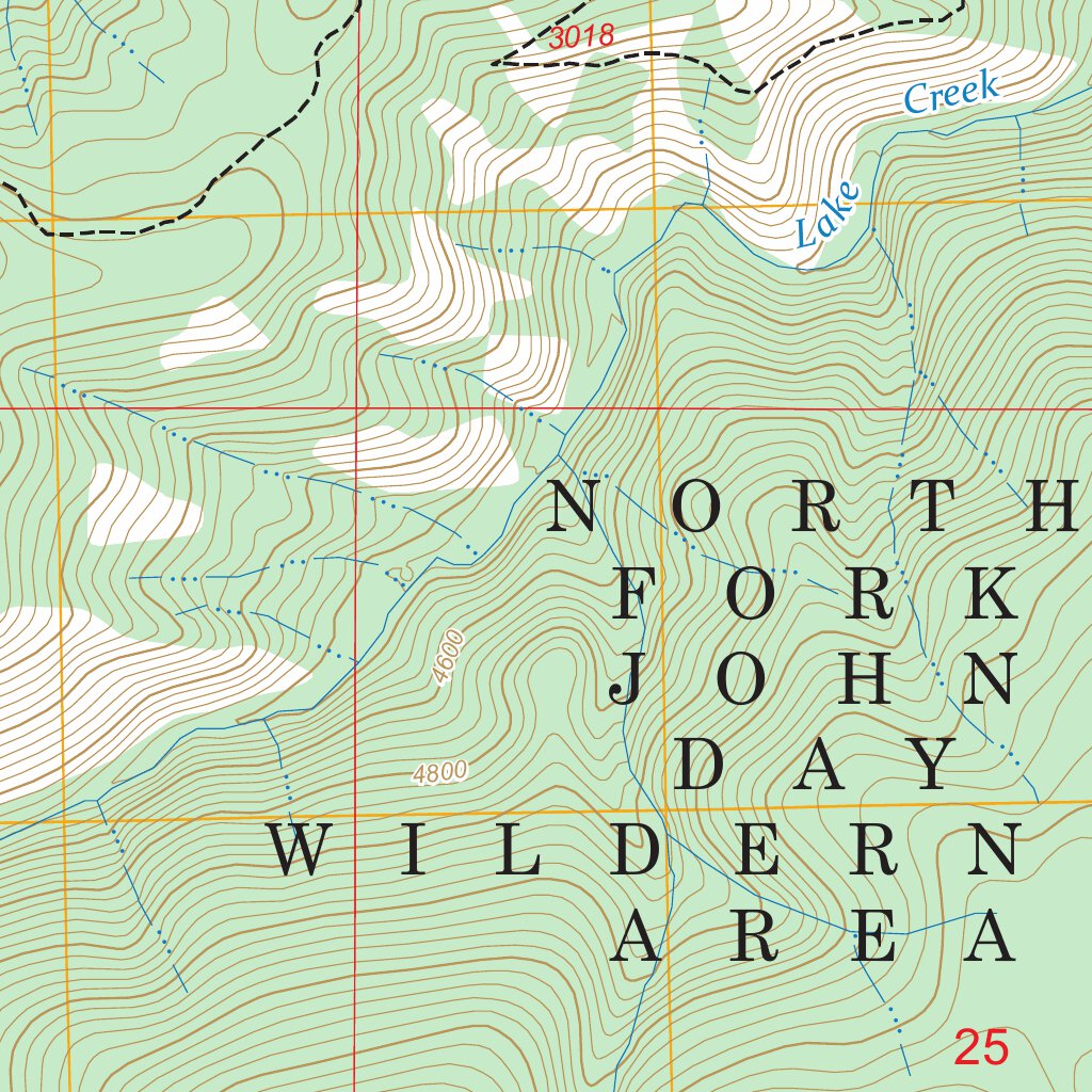 Olive Lake, OR FSTopo Map by US Forest Service - Topo | Avenza Maps