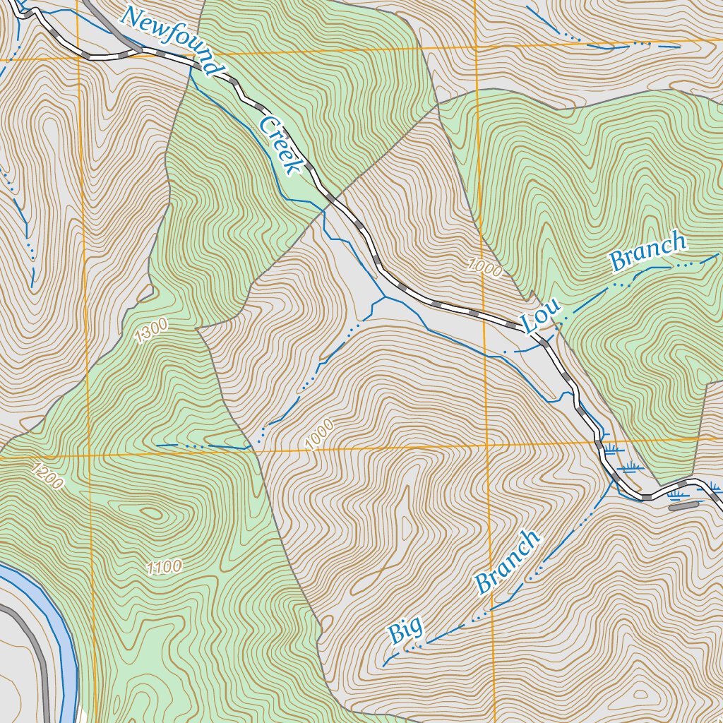 Oneida, KY FSTopo Map by US Forest Service - Topo | Avenza Maps