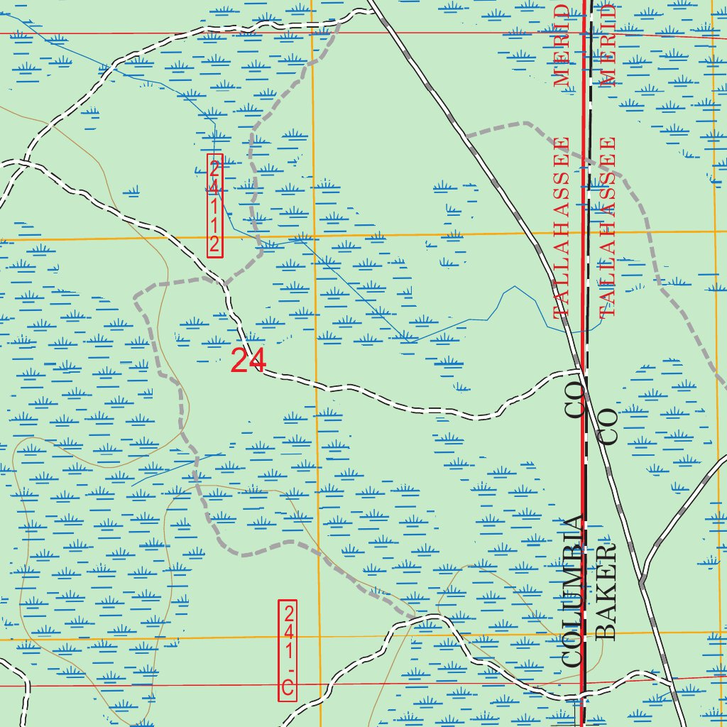 Olustee, FL FSTopo Map by US Forest Service - Topo | Avenza Maps