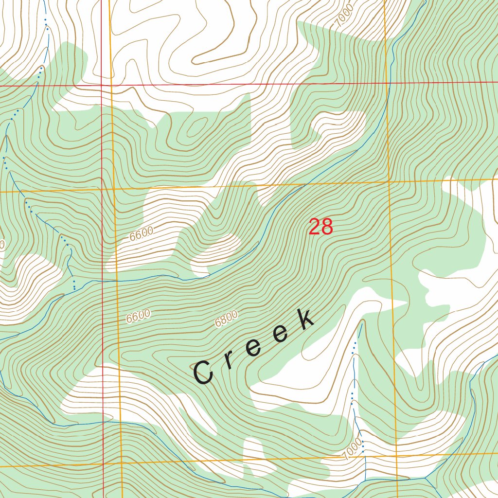 Onion Gulch, WY FSTopo Map by US Forest Service - Topo | Avenza Maps