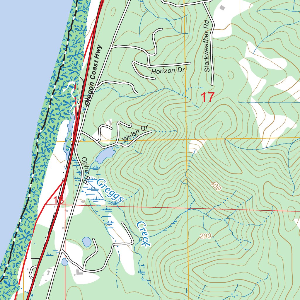 Ophir, OR FSTopo Map by US Forest Service - Topo | Avenza Maps