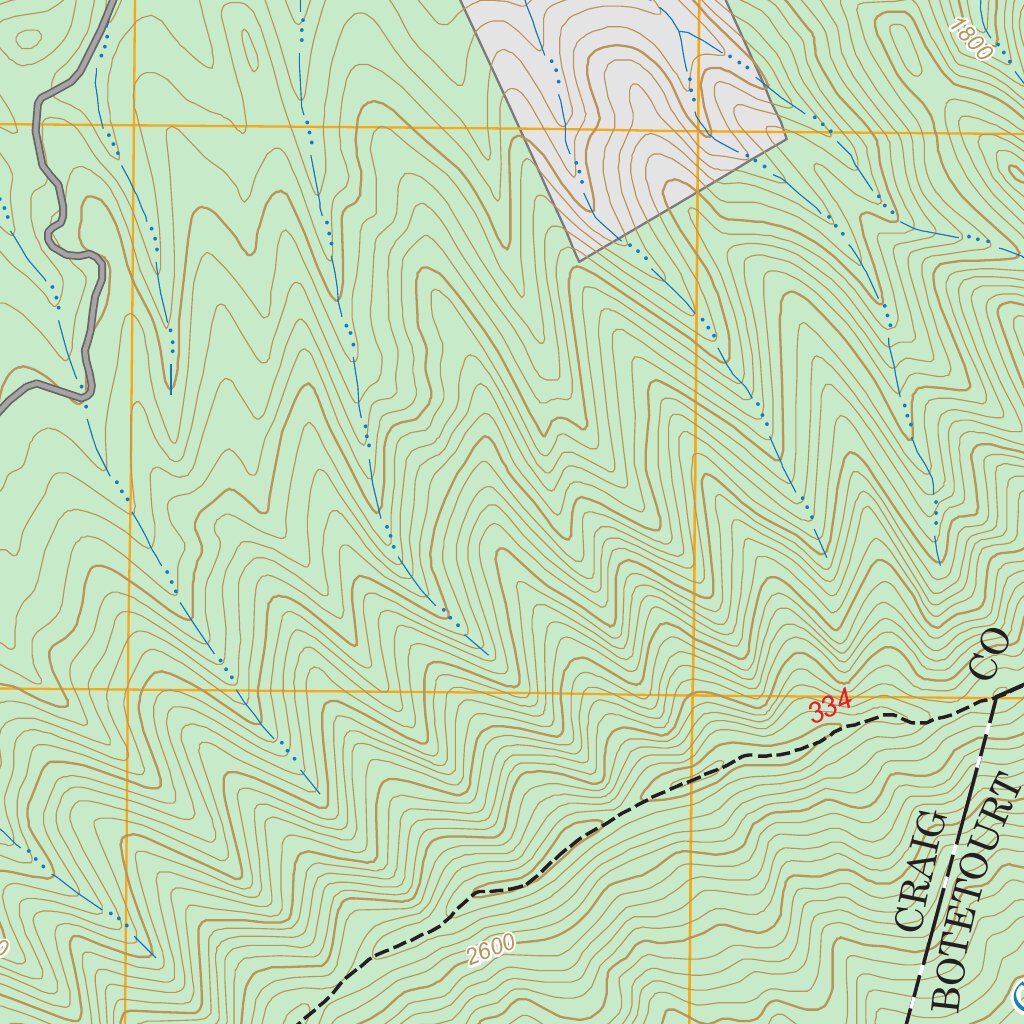 New Castle, VA FSTopo Map by US Forest Service - Topo | Avenza Maps