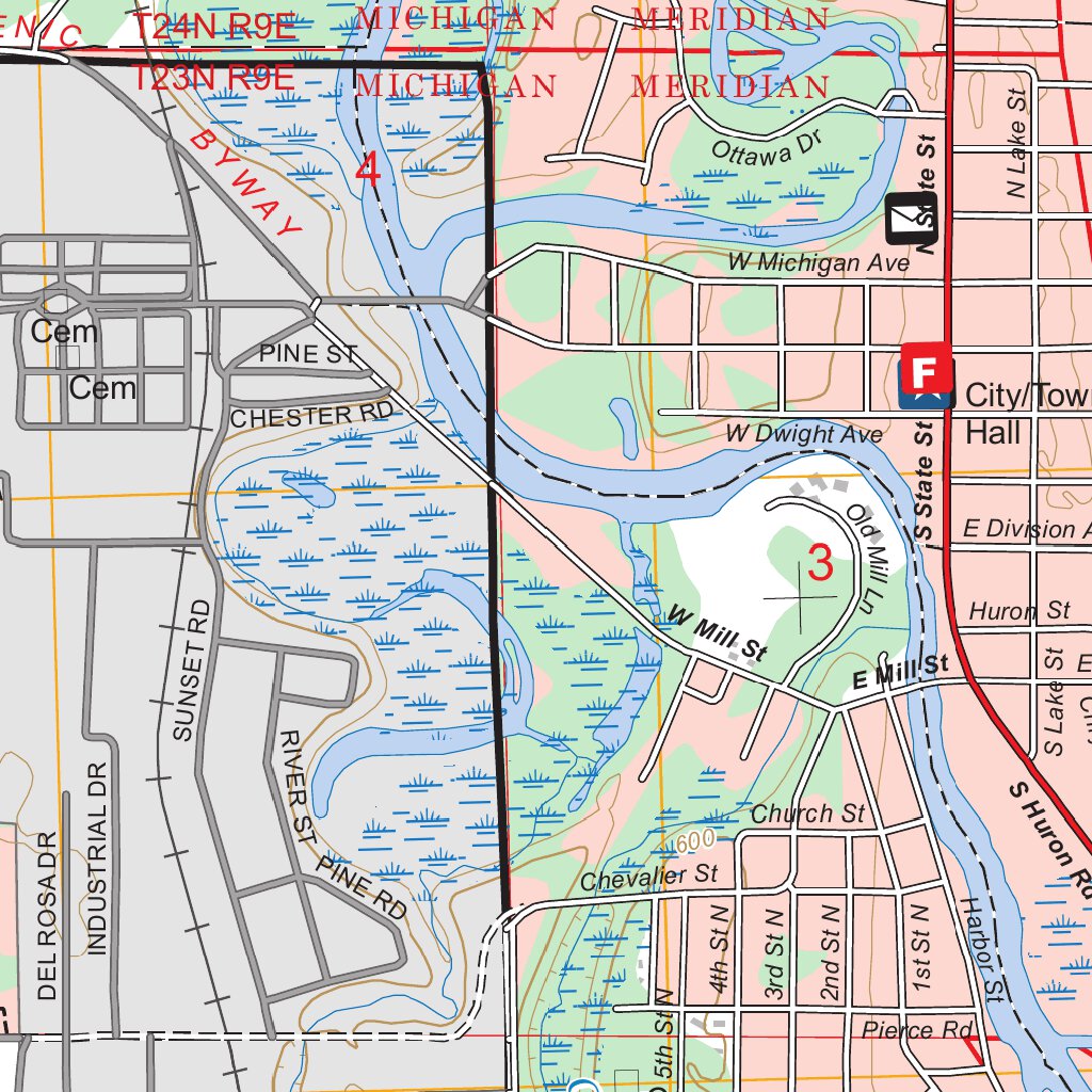 Oscoda, MI FSTopo Map by US Forest Service - Topo | Avenza Maps