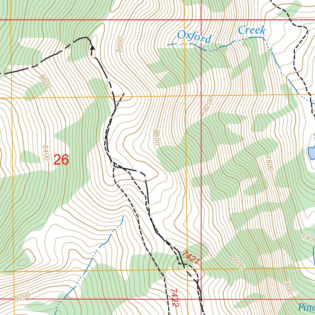 Oxford, ID FSTopo Map by US Forest Service - Topo | Avenza Maps