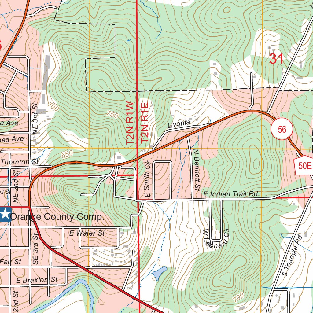 Paoli, IN FSTopo Map by US Forest Service - Topo | Avenza Maps