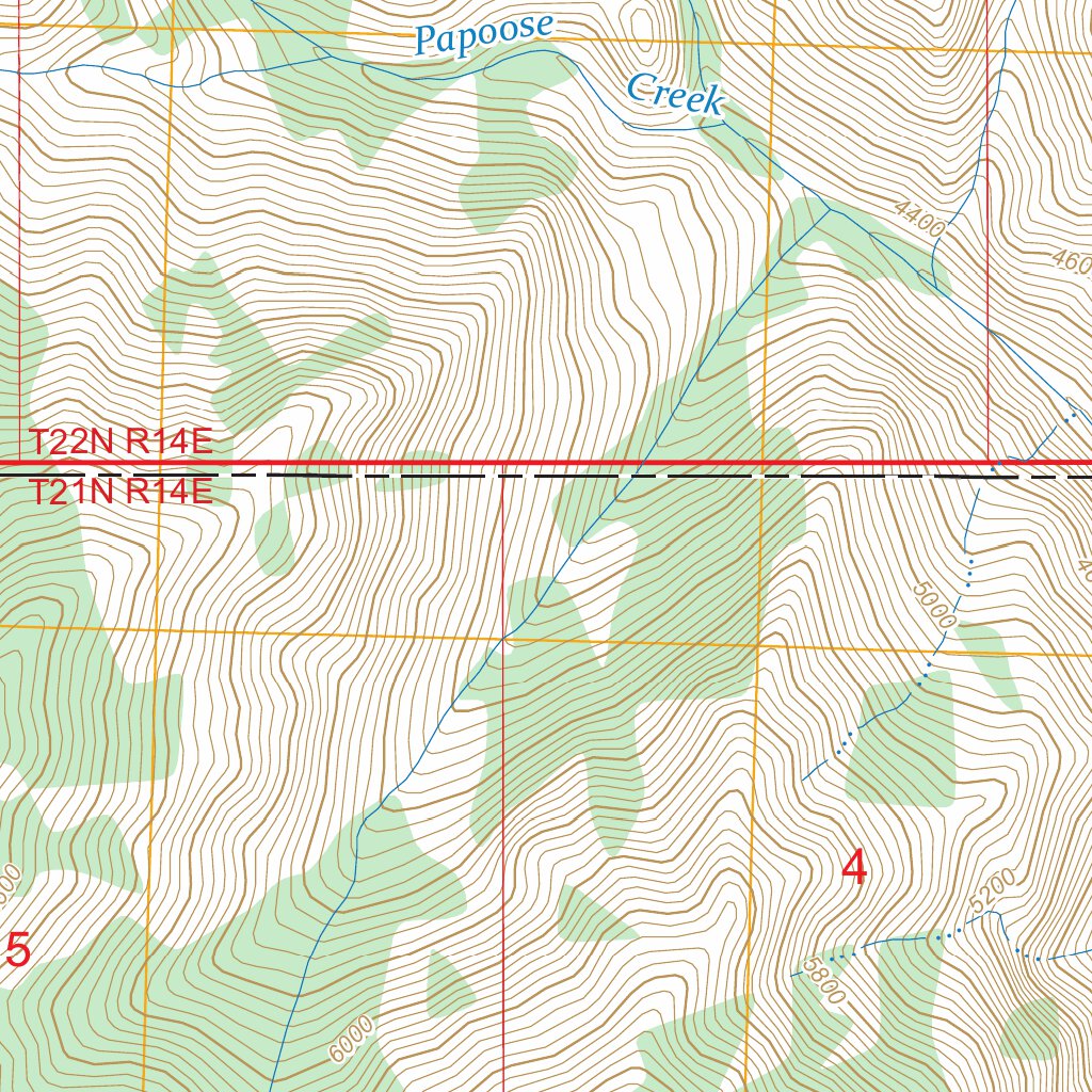 Papoose Peak, ID FSTopo Map by US Forest Service - Topo | Avenza Maps
