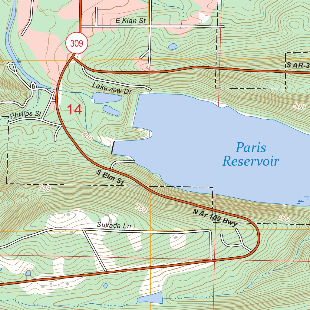 Paris, AR FSTopo Map by US Forest Service - Topo | Avenza Maps