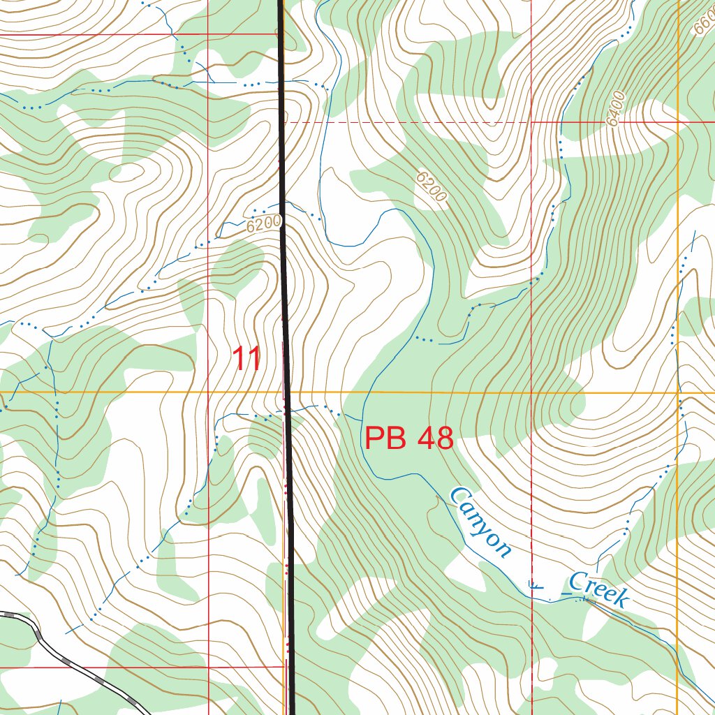 Parallel Canyon, AZ FSTopo Map by US Forest Service - Topo | Avenza Maps